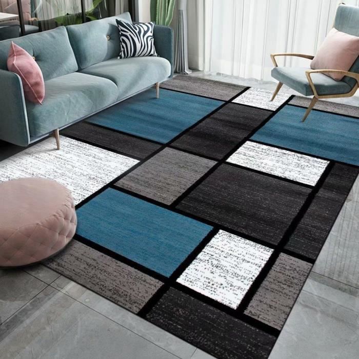 Tapis de Salon Moderne Géométrique Motif Moucheté - MARSEE - 160x230cm ...