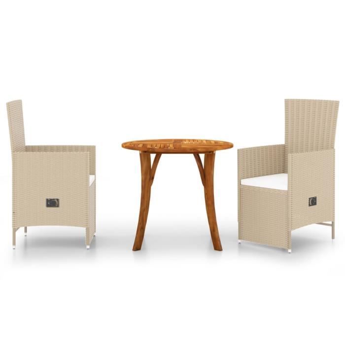 Mobilier d'extérieur en Résine tressée, Ensemble de salle à manger de ...