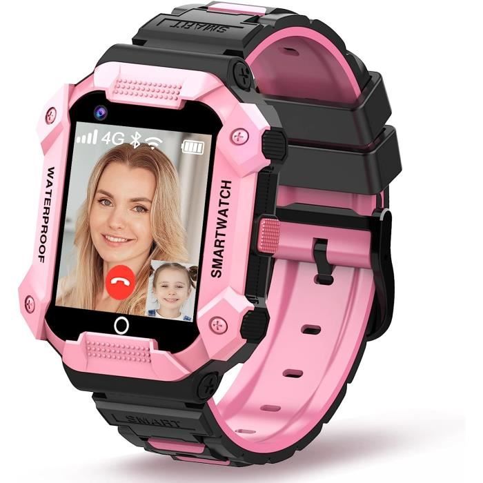 PTHTECHUS Montre Connectée Enfant - 4G Smartwatch Connect Téléphone ...