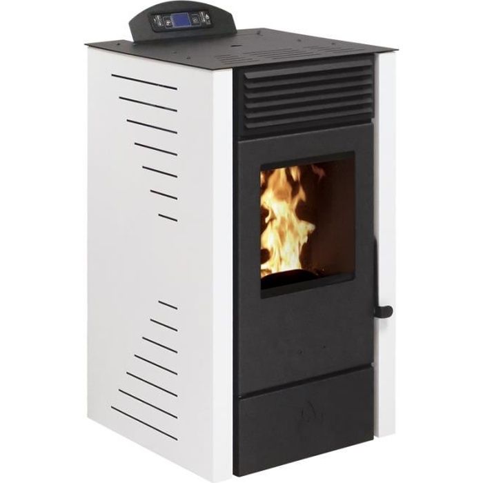 Poêle à granulés Sunny 7 étanche Blanc - SUNNY - SUN7E-BC - Cdiscount ...
