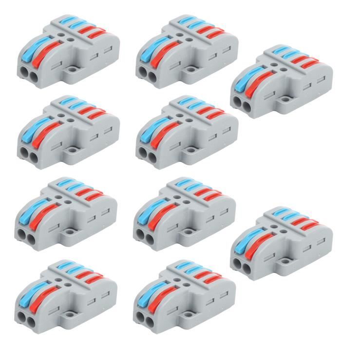 TMISHION Connecteur de câble rapide 10pcs Connecteur de Câble Bornier ...