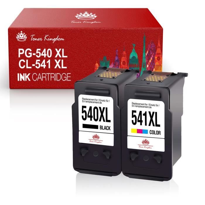 540 541 XL Cartouche d'encre Remanufacture TONER KINGDOM 2 Pack pour ...