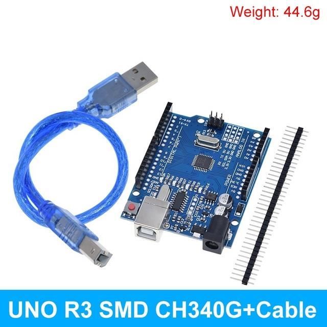 Circuits intégrés,UNO R3 SMD-Cable--Carte de développement UNO R3 pour ...