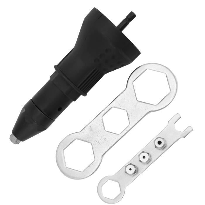 Adaptateur de pistolet à riveter électrique Kit d'outils de rivetage ...