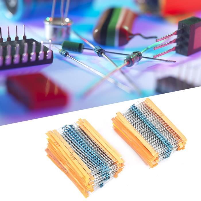 Zerone Resistors Assortment Kit, Compact Size Reliable Metal Film ...