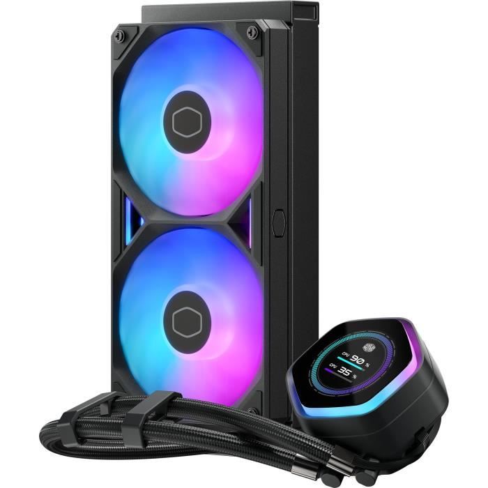 COOLER MASTER - MasterLiquid 240 Atmos II LCD ARGB - Watercooling AIO ...
