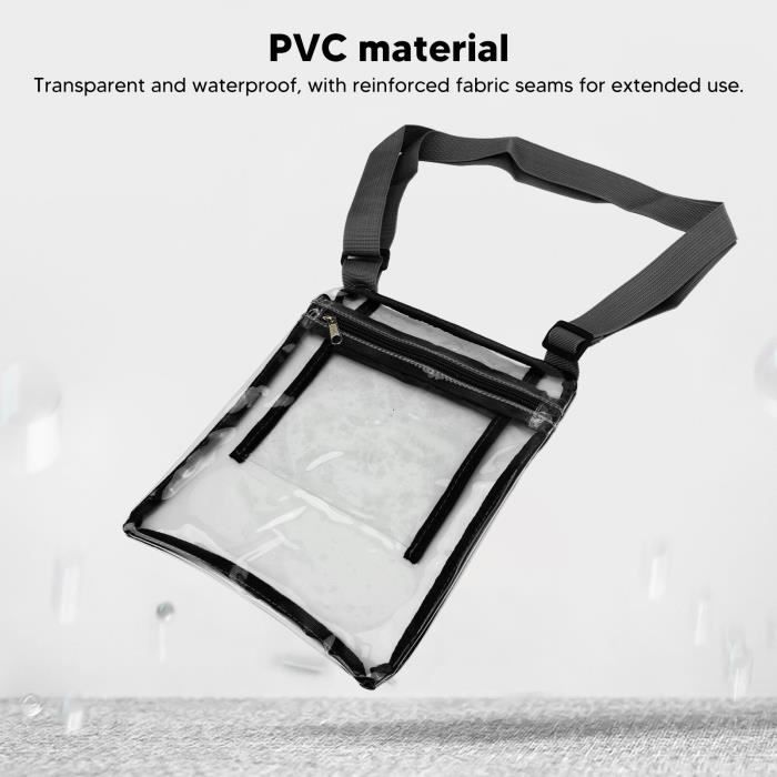 Shipenophy sac en PVC Sac Transparent en PVC, sac à main Transparent ...