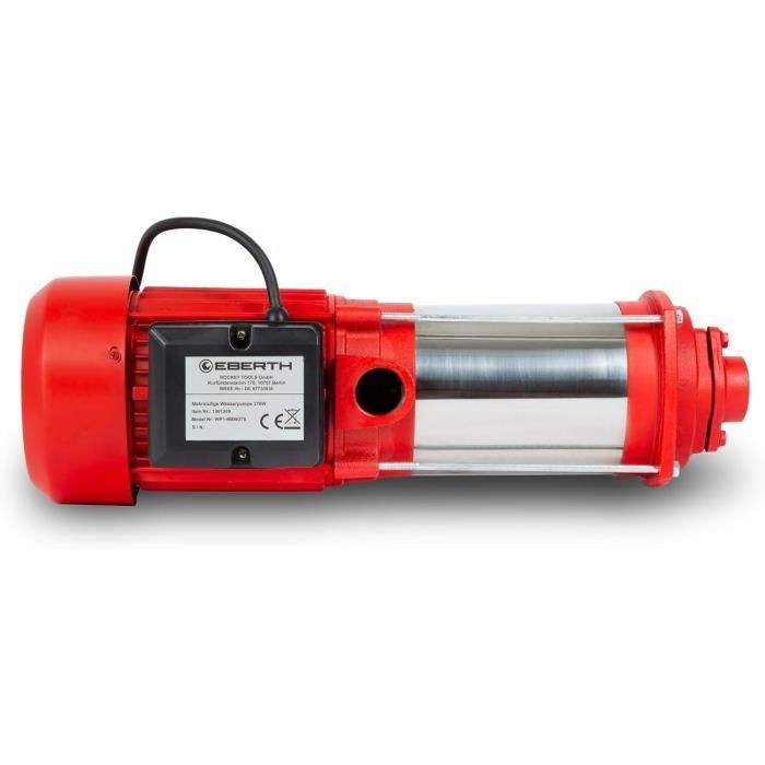 EBERTH Pompe à Eau de Jardin Centrifuge Débit 2400 L-h, Pression de ...