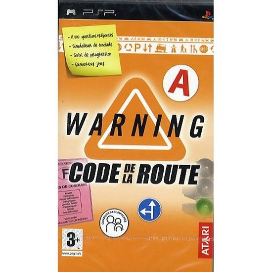 WARNING CODE DE LA ROUTE / JEU CONSOLE PSP - Cdiscount Jeux vidéo