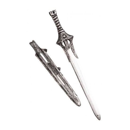 Épée médiévale grise avec fourreau 67cm - Adulte - Homme - Cdiscount ...