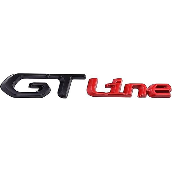 GT Line Emblème 3D en métal pour voiture Fender côté arrière de voiture ...