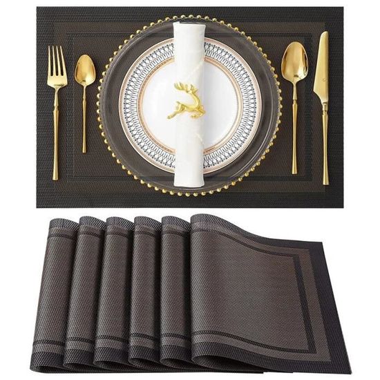 Chemin de table,Napperons tissés en bambou,tapis de Table de cuisine ...