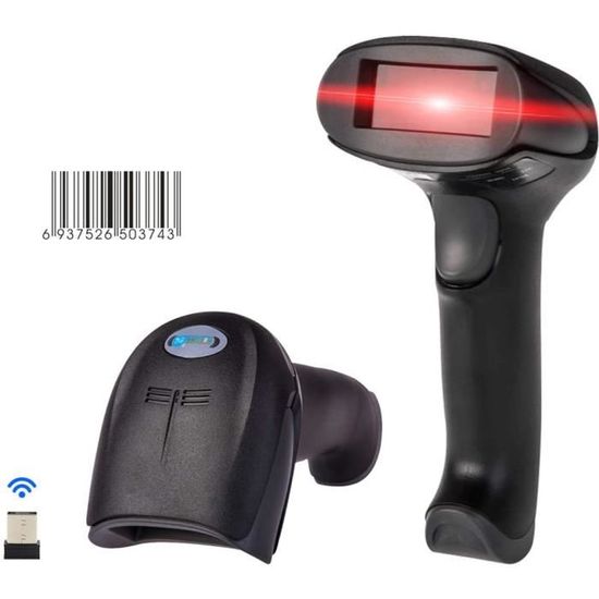 Wt-f1 Scanner de code à barres laser sans fil de poche 2.4g Scanner de ...