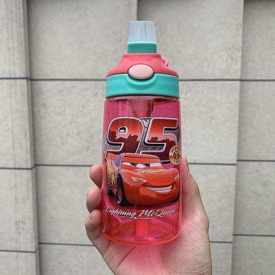 Gourde - Bouteille isotherme,Bouteille en plastique écologique de 480ml avec poignée Portable ...