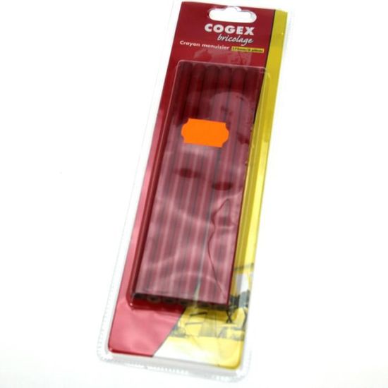 Crayons de menuisier 175 mm x6 COGEX - Cdiscount Bricolage