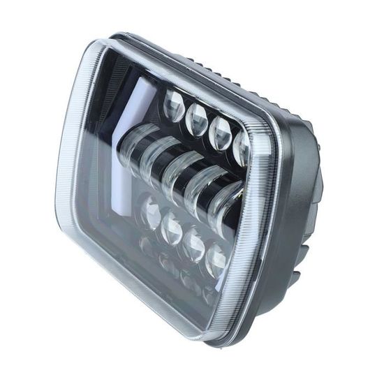 GOTOTOP Phare à LED Aramox Phare LED Rectangulaire, 7 Pouces Phares LED ...