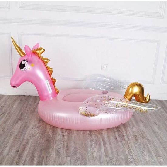 Bouée Licorne Brillante - Bouée Gonflable Licorne Géante,Facile D ...