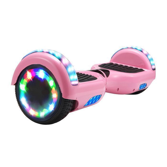 TENBOOM Hoverboard électrique avec lumière LED bluetooth autonomie 6 ...