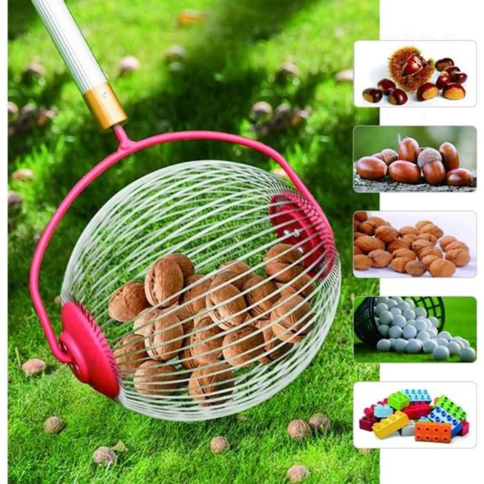 Ramasseur roulant, ramasseur de pommes, ramasseur de fruits tombés ...