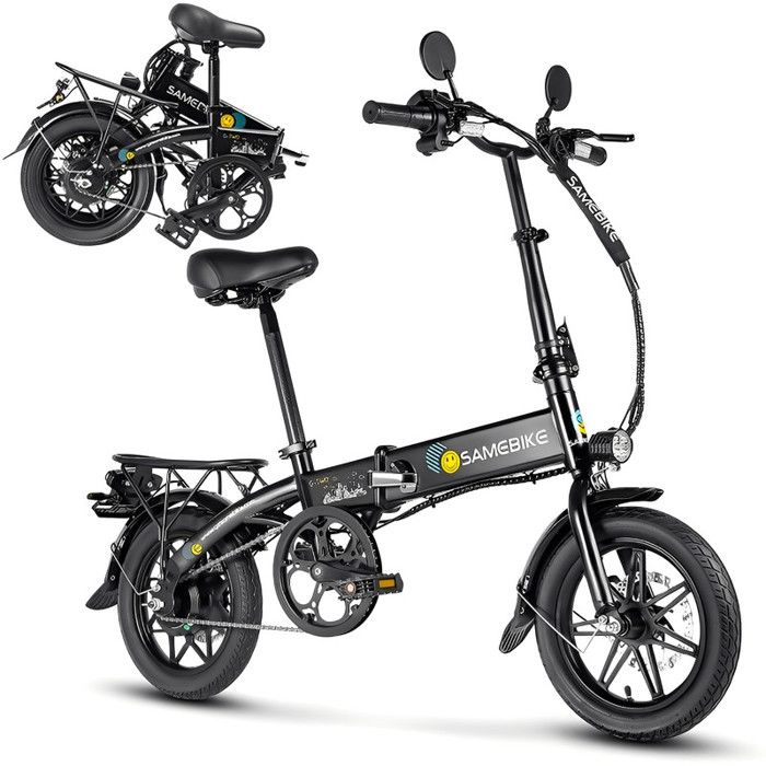Vélo électrique pliable samebike Y14 - Moteur 250W - batterie 36V 7.8Ah ...
