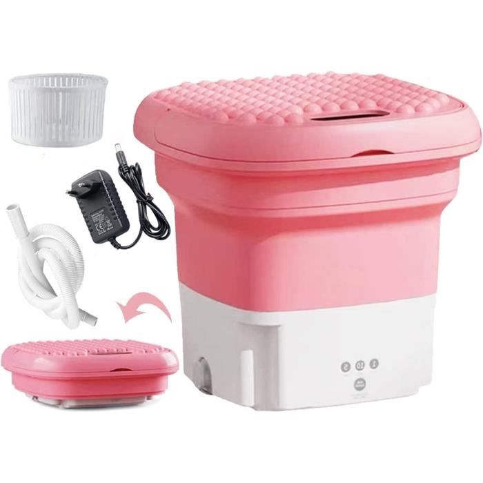 6L 36W Mini Lave Linge Pliable, Mini Machine a Laver Avec Essorage avec ...