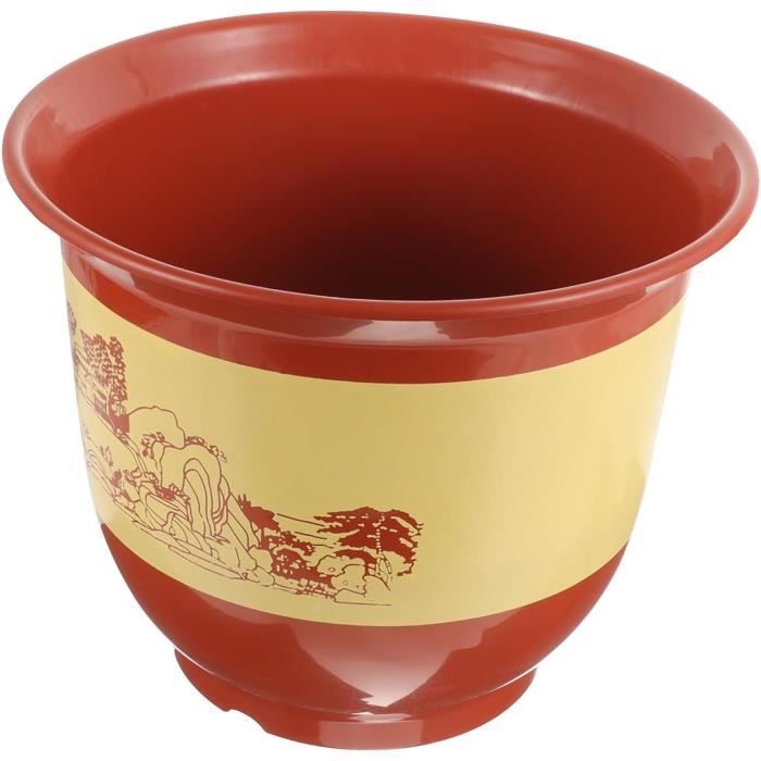 Pot De Fleurs Plastique, Pot De Plantes Avec Soucoupe, Pot De Fleurs ...