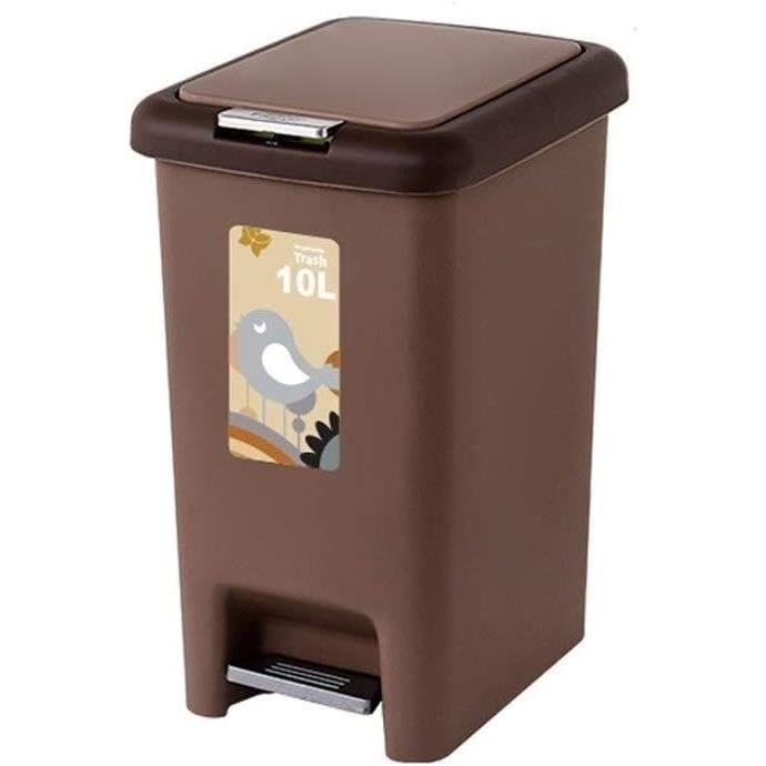 Conteneur À Déchets Pédale De Pression Créative Poubelle Bureau Salle ...