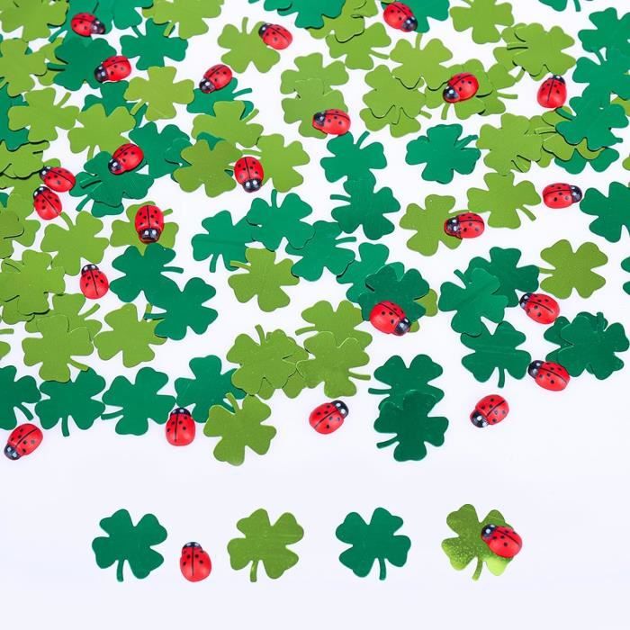 ® Lot De 150 Confettis En Bois De Trèfle À Quatre Feuilles - Décoration ...