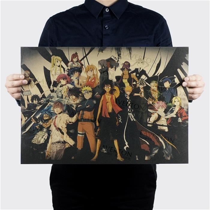 Cartoon Comics Figure Collect Posters Affiche Murale Décor Peinture ...