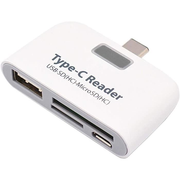 Hub USB Type C avec Port USB Micro SD USB 3.0 Ports Carte TF Lecteur de ...