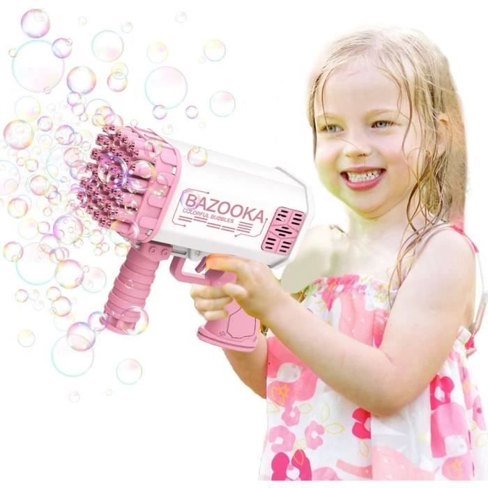 Machine a Bulles pour Enfant, Pistolet a Bulle, 36 Trous Machine à ...