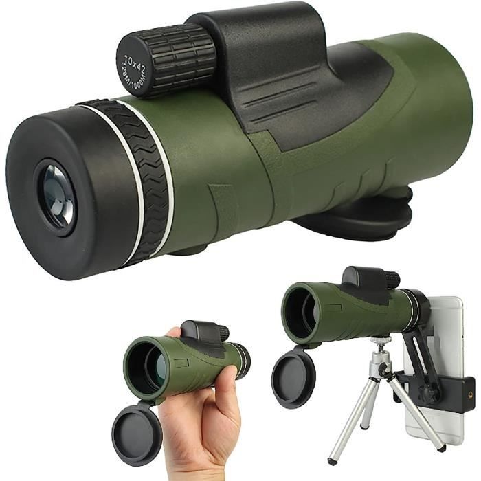 Télescope Monoculaire 10 × 42, Bak4 Prism Hd Télescope Monoculaire ...
