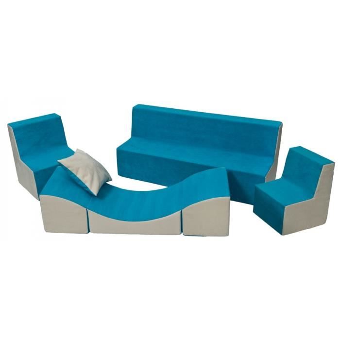 Ensemble de meubles chambre enfant - VELINDA - 24252 - Bleu - Fixe ...