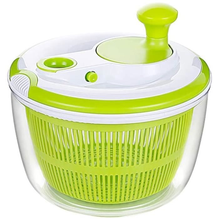 Essoreuse à à laver manuelle de fruits et légumes de 5 l, sécheuse de ...