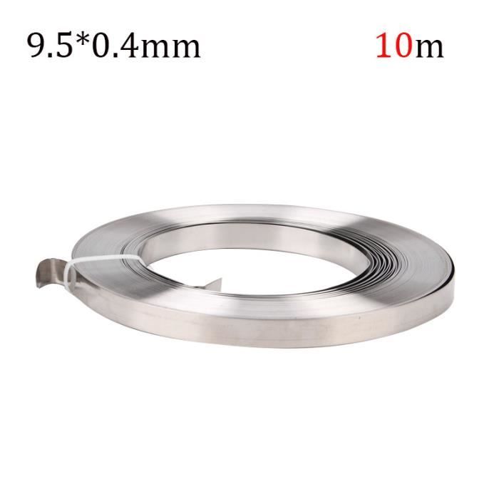 Collier de serrage,Bobine d'attache de câble en acier inoxydable 304 ...