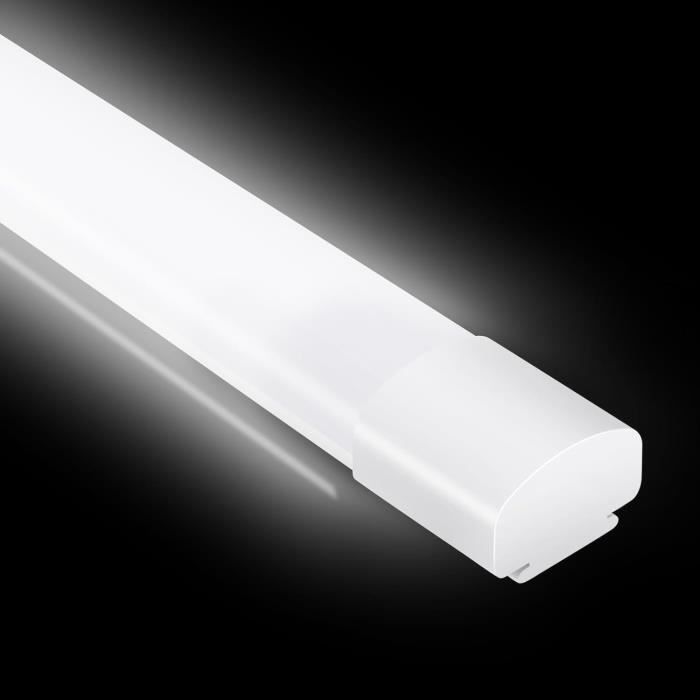 Neon Led 60Cm, Tube Led 20W 2000Lm Plafonnier Led Ip65 Étanche Reglette ...