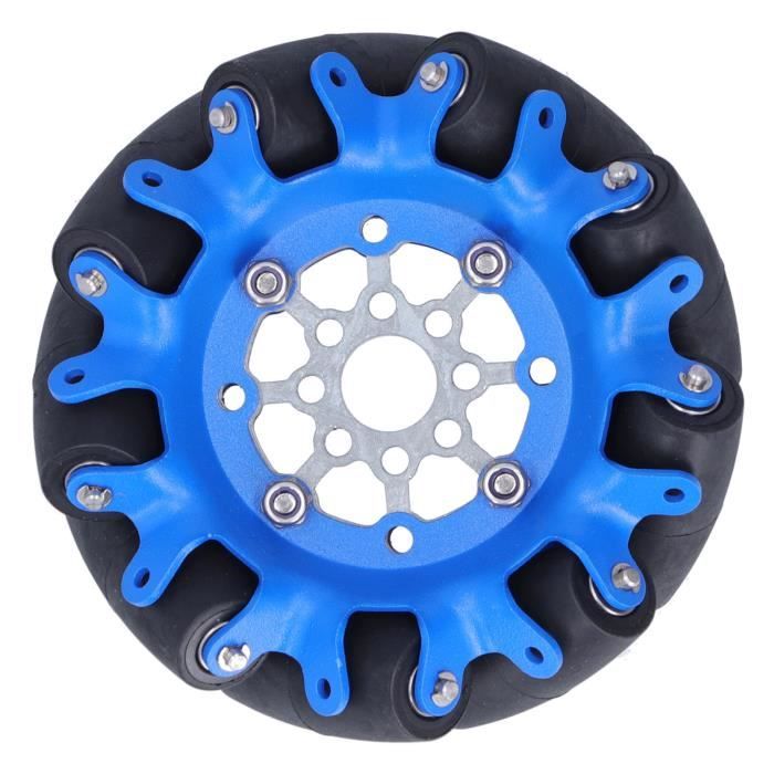 GOTOTOP Roue Omni de robot Roue Omnidirectionnelle 4 po Arbre en Acier ...