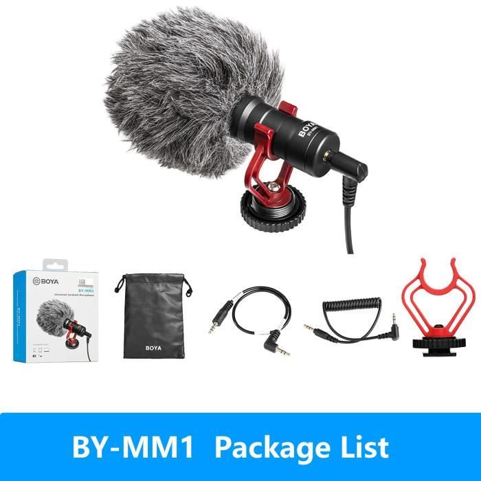 BOYA Professional Shotgun Condensateur Microphone BY-MM1 + Mini ...