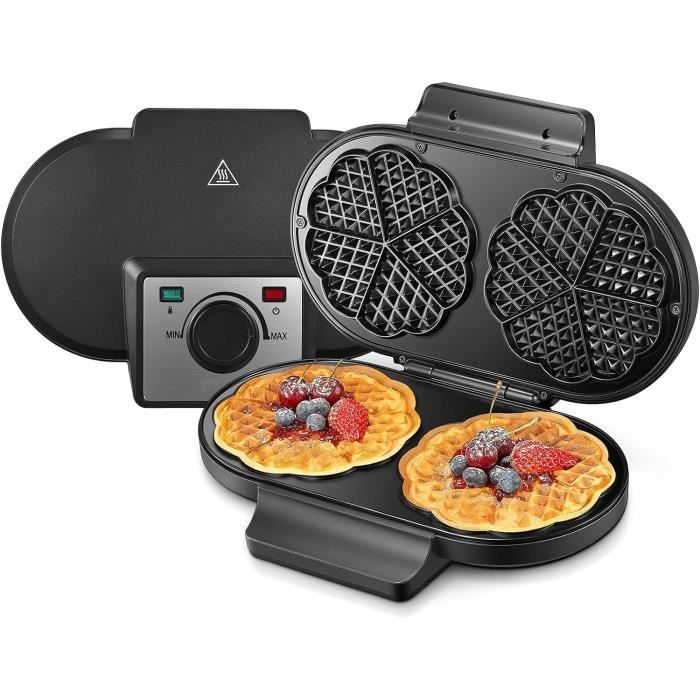 Gaufrier, Gaufrier Professionnel Eléctrique 1300W, Machine À Gaufres ...