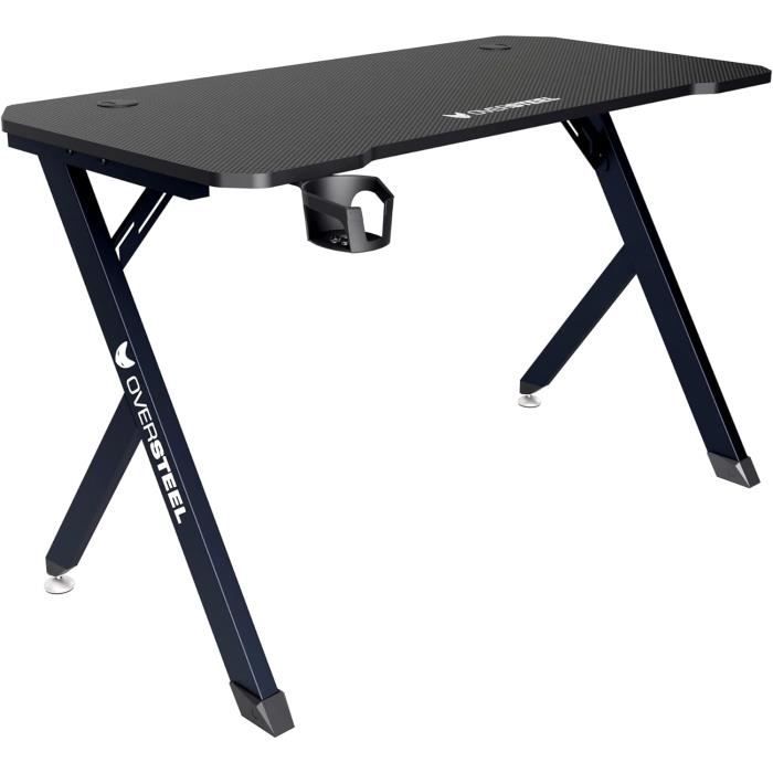 Oversteel - Vitallium Gaming Table 120x60x75 cm, plateau en fibre de ...