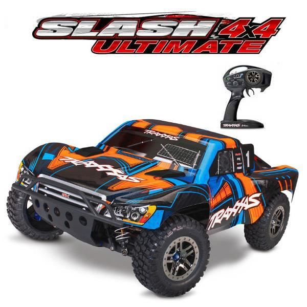 Véhicule radiocommandé TRAXXAS SLASH ULTIMATE EDITION 4X4 BRUSHLESS ...