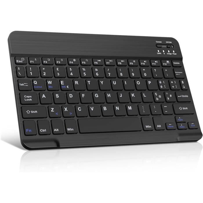 Clavier Bluetooth Italien - Clavier Portable Sans Fil Pour Tablette ...