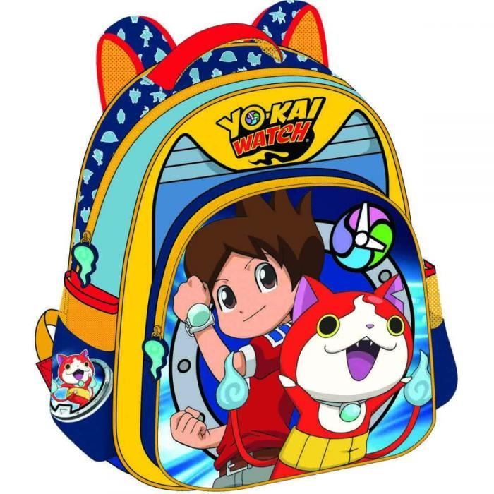 Sac à dos YO KAI WATCH 27x31x10 Jaune - Cdiscount Bagagerie - Maroquinerie