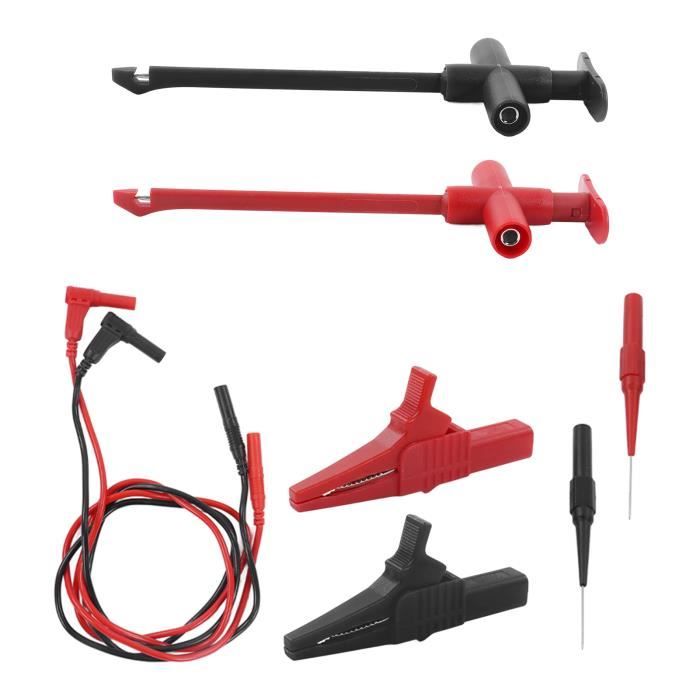 YOSOO fils de test à pince crocodile Câbles de sondes de test Kit de ... YOSOO fils de test à pince crocodile Câbles de sondes de test Kit de ...