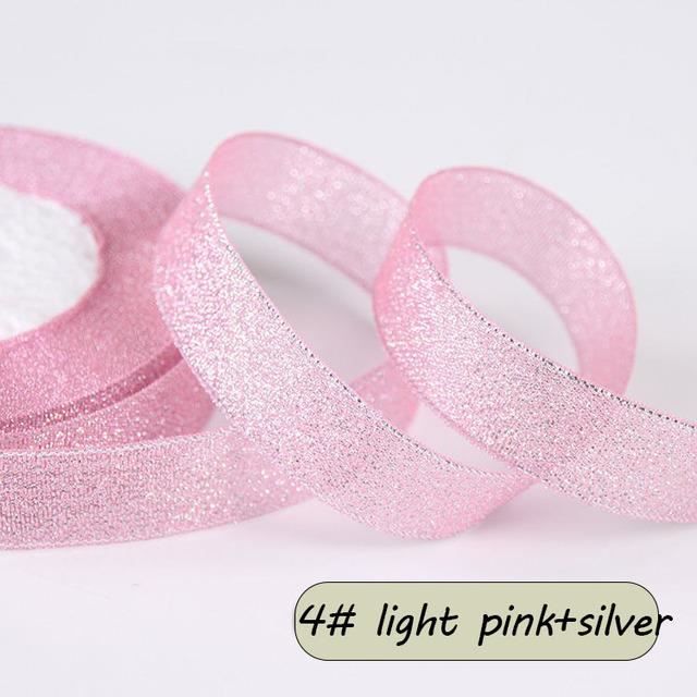 Ruban,04 light pink-25mm--Ruban En Satin Doré Coloré De 25yards, Ruban ...