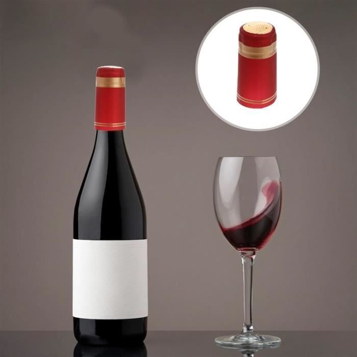 100pcs - Capsules de vin thermorétractables,bouchon thermorétractable ...