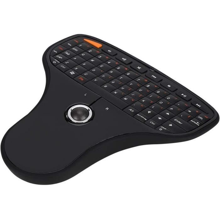 Clavier De Trackball Sans Fil N5901 2.4G, Mini Clavier Multimédia Usb ...