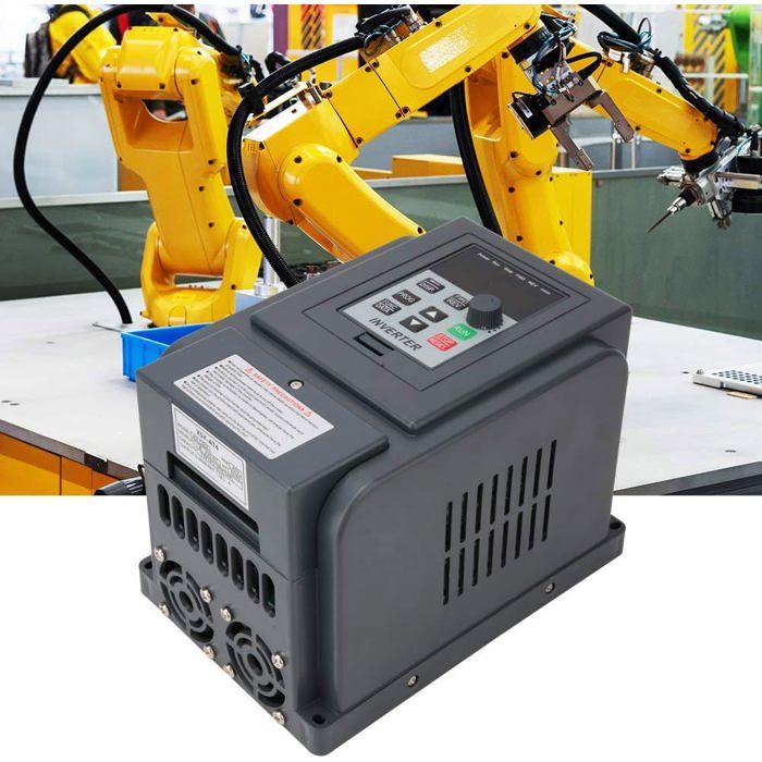 Variateur de fréquence 220VAC 2.2kW VFD Monophasé Sortie Triphasée 380V - Cdiscount Bricolage