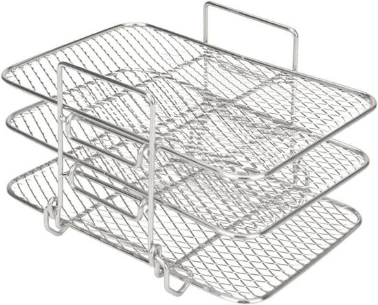 Support de friteuse à air comprimé pour friteuse Ninja Dual Air Fryer - En acier inoxydable 304 ...