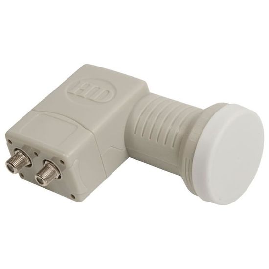 LNB TWIN 2 DOUBLE SORTIES INDEPENDANTES 0.3 dB TETE SATELLITE HD ASTRA ...